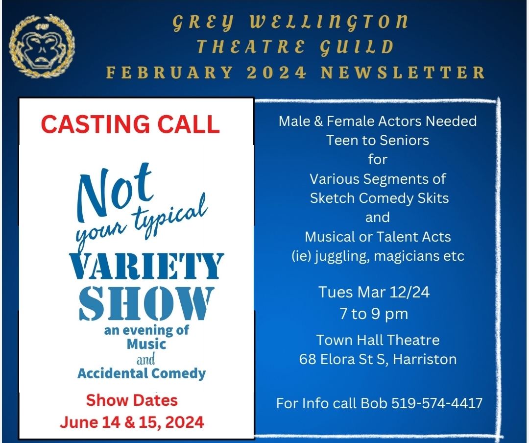 GWTG Casting Call for Variety Show | Town of Minto