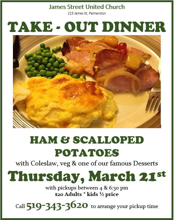 Ham & Scalloped Potato Take-Out Dinner | Town of Minto